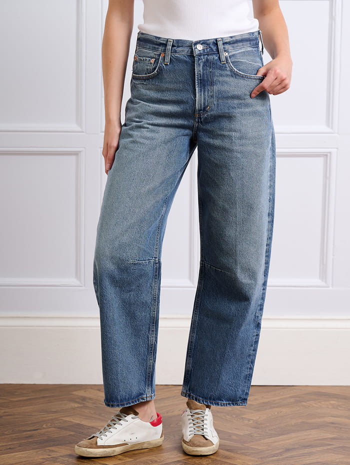 Trilogy Stores | How to Style Barrel Leg Jeans